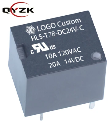 Miniature 5 Pin Relay - 20A 14VDC Electromagnetic Relay