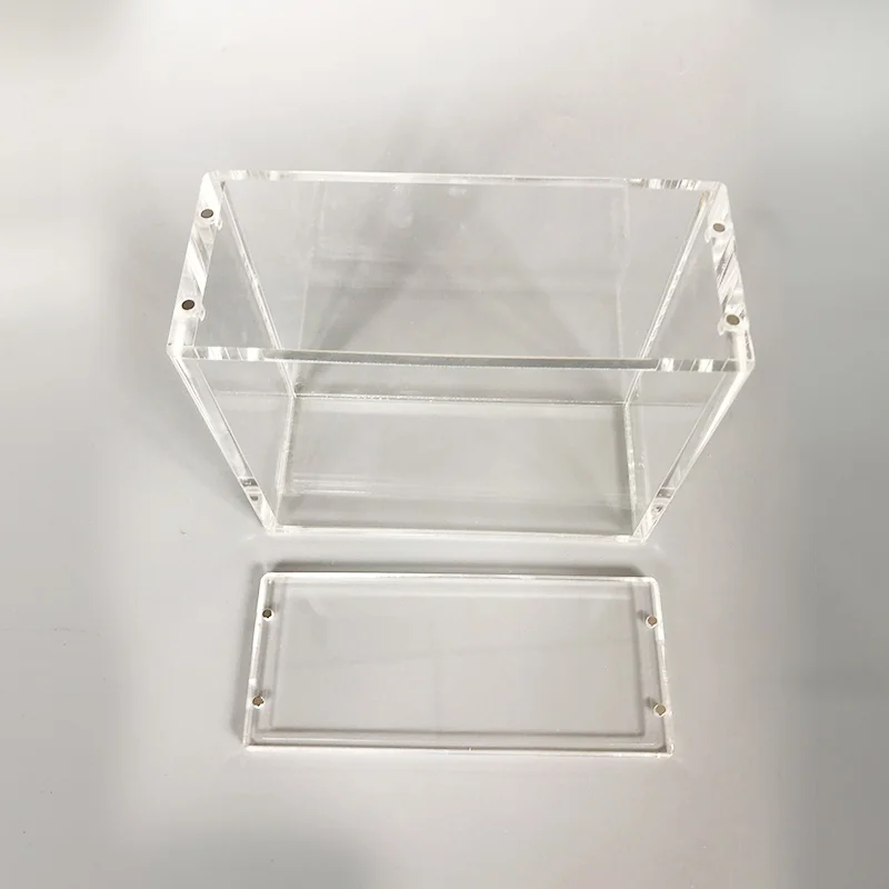 Acrylic for pokemon display case PMMA for booster case with magnet lid ...