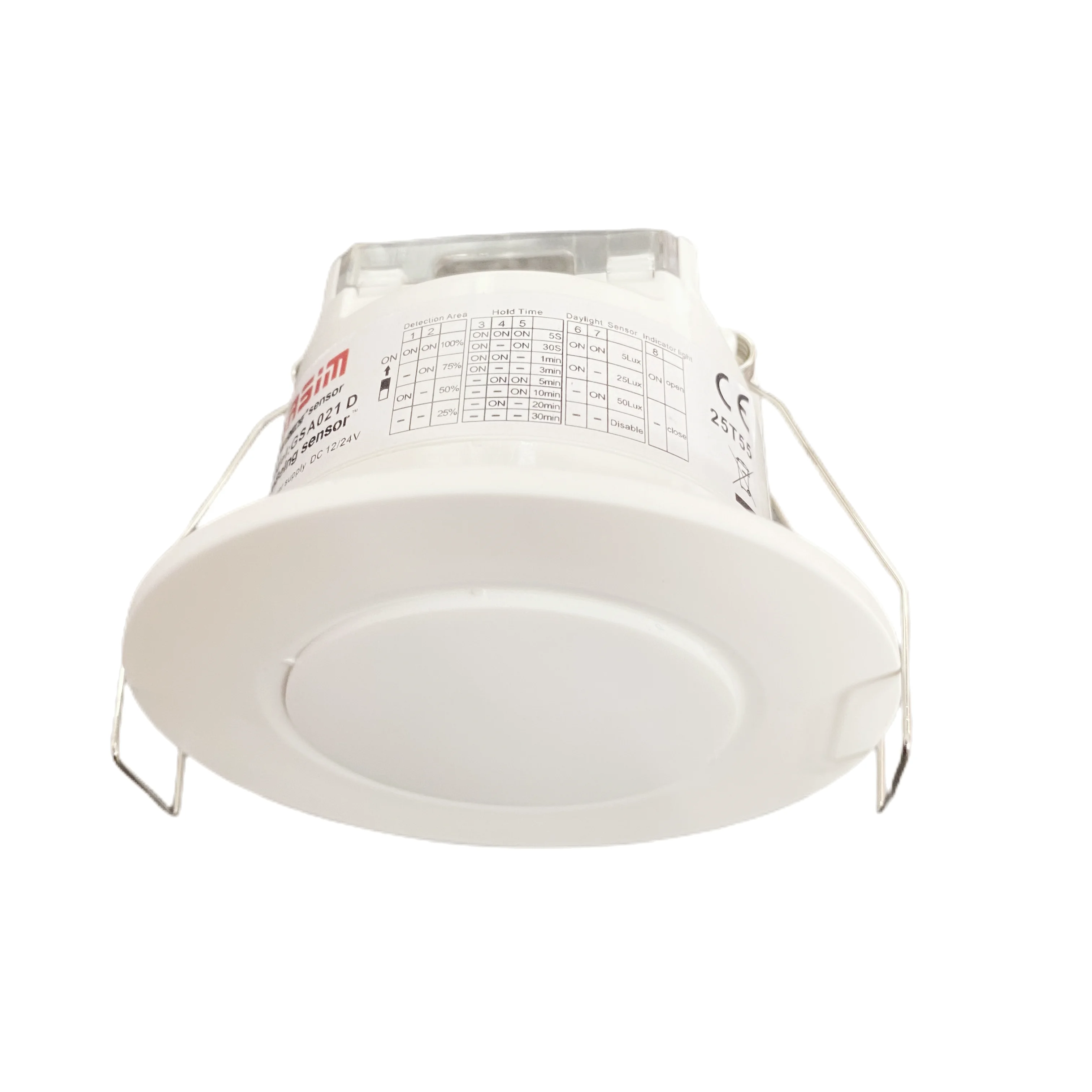 Flushed Mount Occupancy Sensor Breathing Detected 12v 24vdc Presence ...