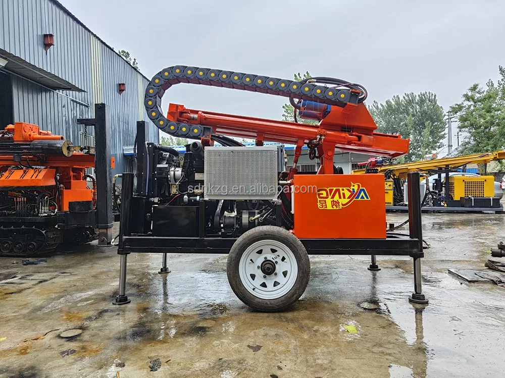 230 Meter Automatic Rotary Drill Rig for Deep Well Drilling