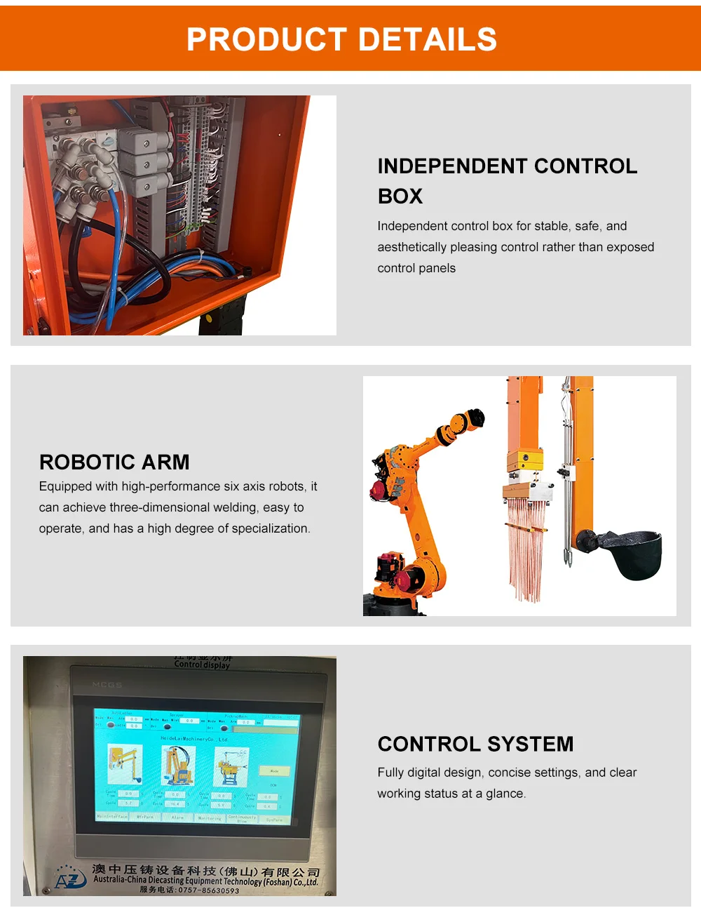 Auto Extractor For 450-850 Ton Aluminum Alloy Die Casting Machine - Buy ...
