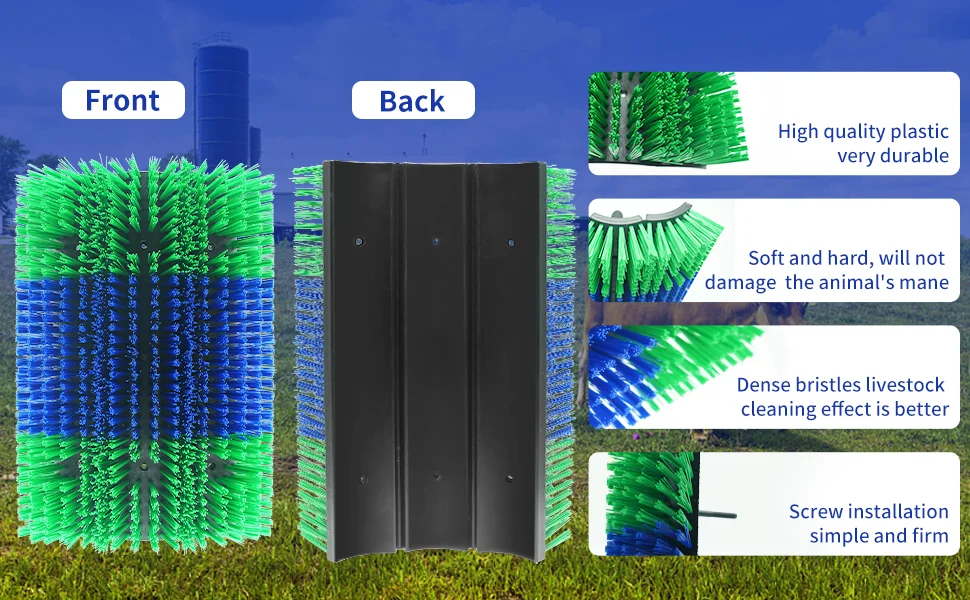 Cow Cattle Body Brush Cow Massage Tickling Machine Horse Brushes for ...