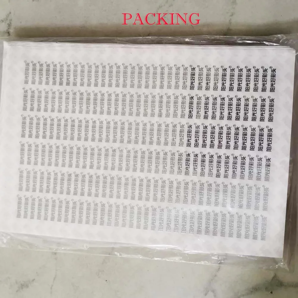 Metallic Labels Custom Logo Stickers Clear Waterproof Transparent ...
