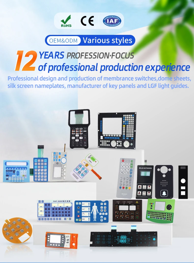 Custom Pcb Circuit Layout Design Membrane Keyboard Switch Printing ...