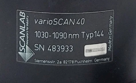 Scanlab Varioscan40 1030-1090nm Typ144 - Buy 3d Dynamic Laser Marking Varioscan40 Product on ...
