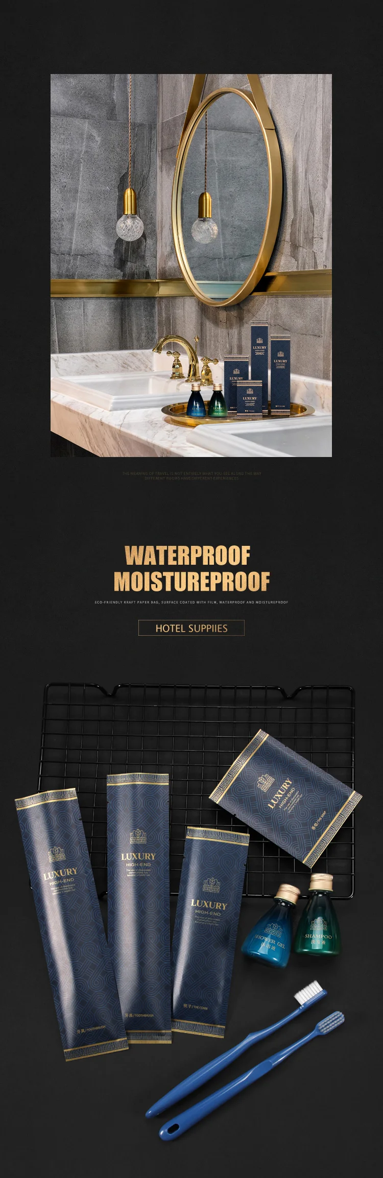 Eco-friendly Hotel Amenities - Personalized & Disposabale