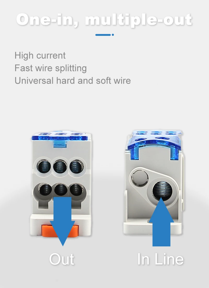 UKK 80A Electrical Wire Connectors - Reliable Power Distribution