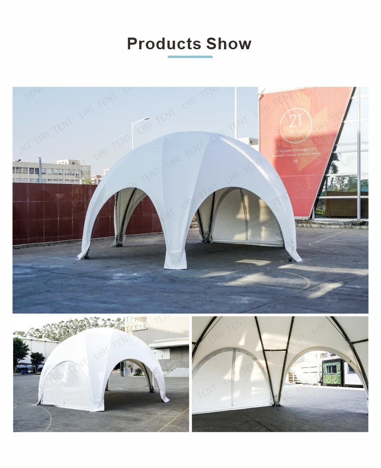Aluminum PVC Event Hall - Geodesic Crossover & Hexadome Tent