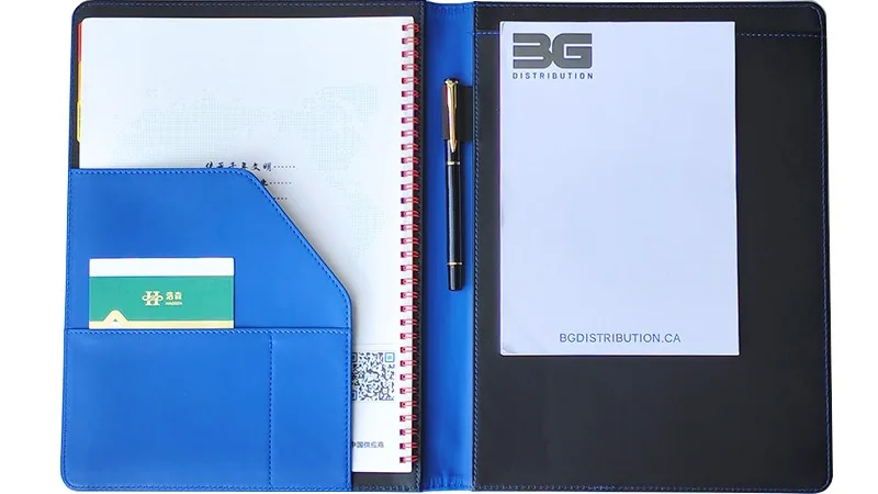 A4 Document File Folders Advertising With 2 Pockets Presentation Folder ...