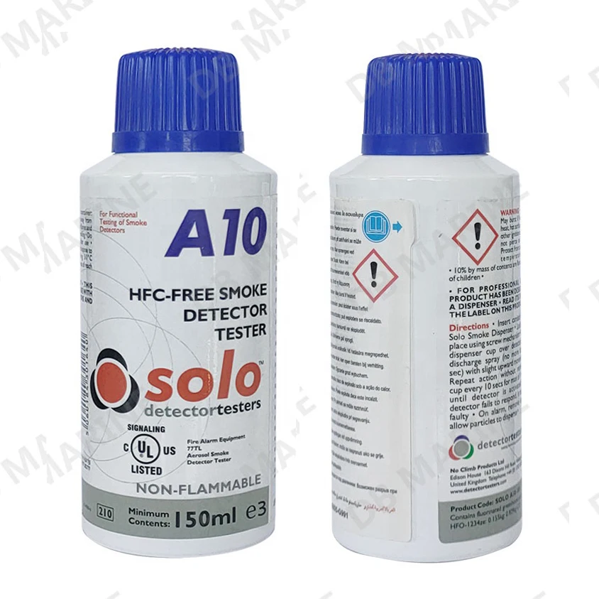 Impa 331074 Solo-a10 Spray Fire Alarm Smoke Detector Test In Fire ...