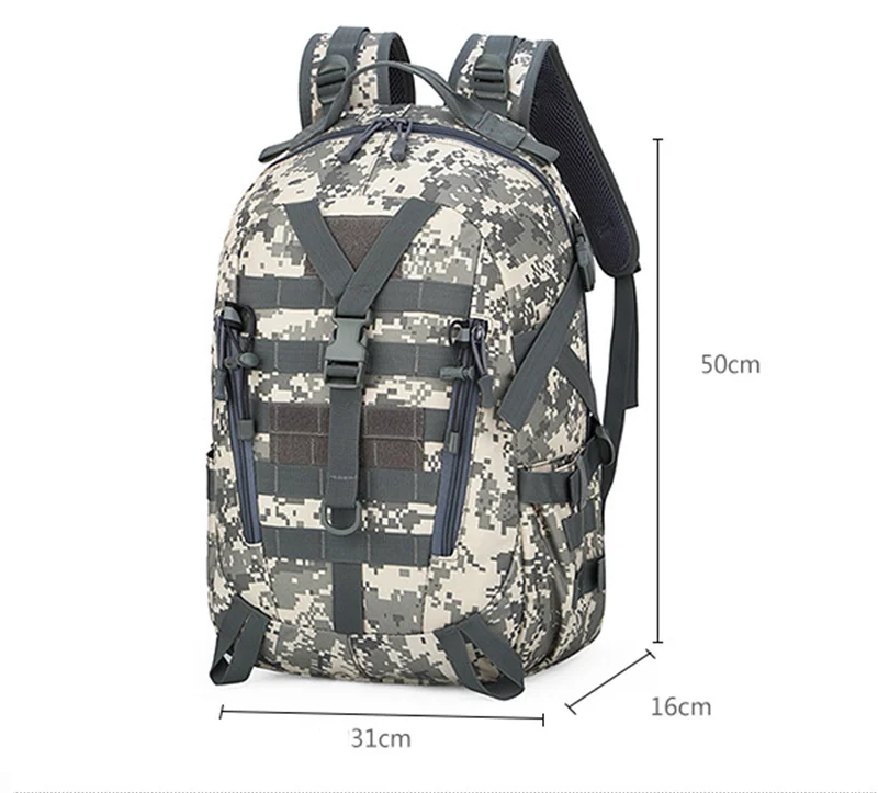 Low MOQ 900D Oxford Tactical Backpack 45L Molle Pouch Assault Pack ...