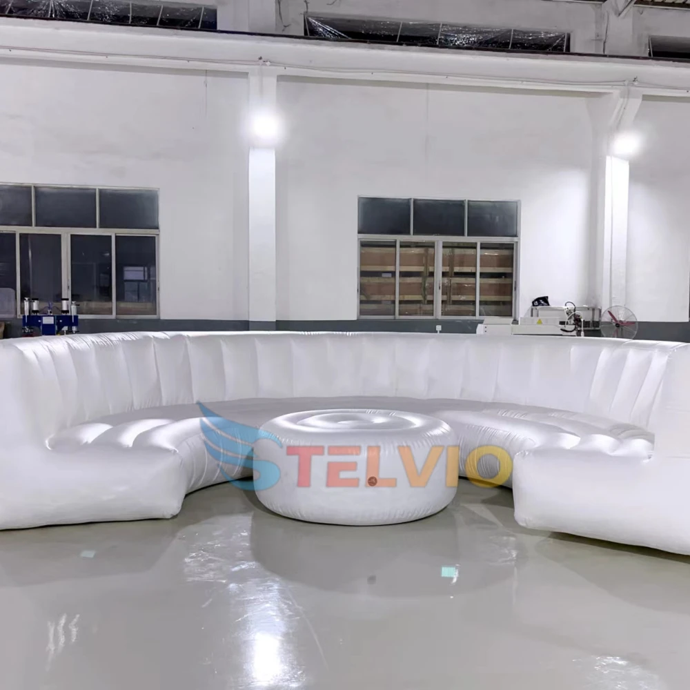 Inflatable Outdoor Circular Couch - Perfect for Entertainment