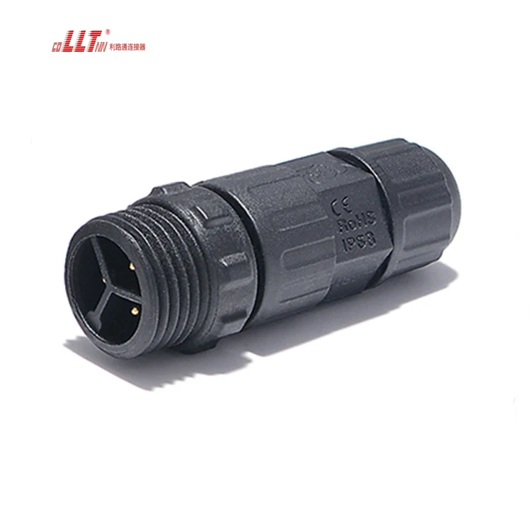 M16 IP68 Wire to Wire Electrical Screw Led Light 3pin Waterproof ...