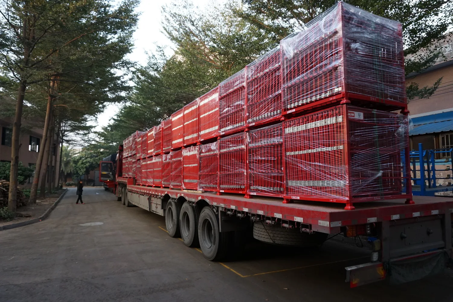 Factory Foldable Warehouse Trolley Platform Folding Hand Push Carts And ...