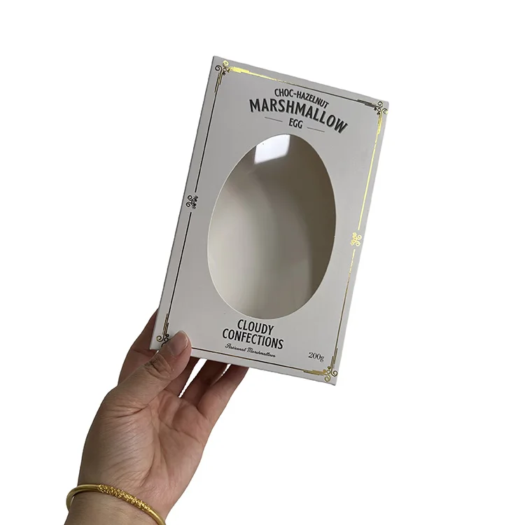 Custom Chocolate Egg Food Packaging Box With Holder For Easter Gift Packaging - Buy Custom ...