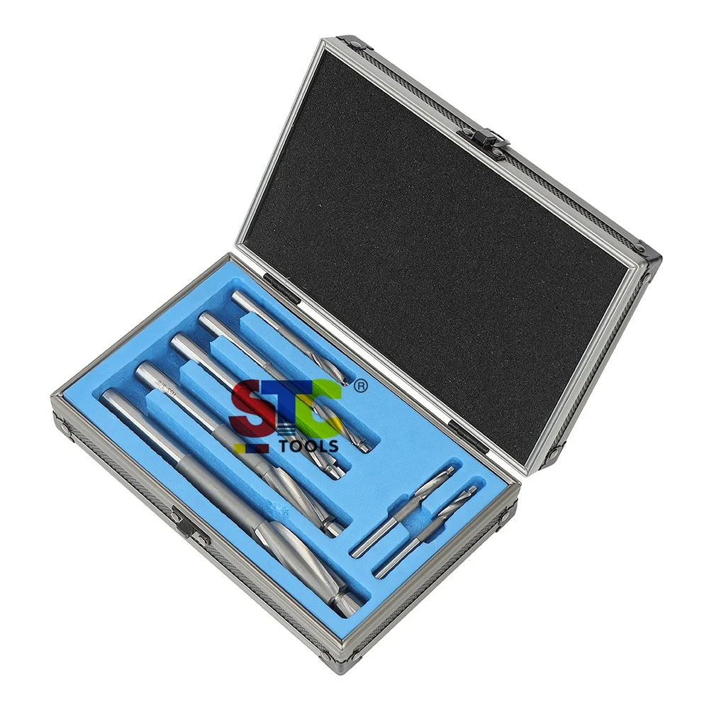 HSS #6 Thu 1/2" 3F Capscrew Boring Cutter 7pc Solid Pilot Counterbore ...