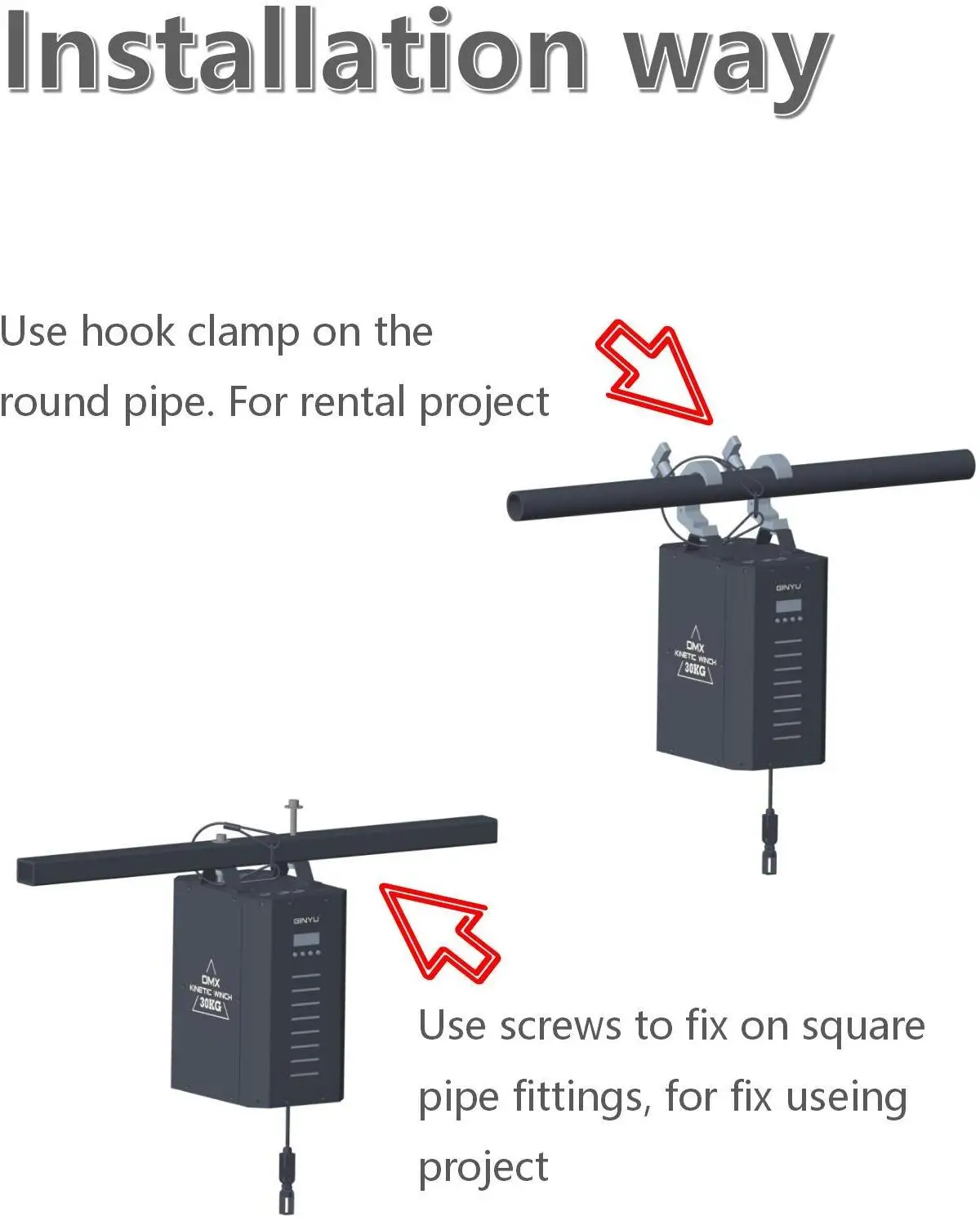 Kinetic Led Tube Lights RGBW Pixel 360 Degree Stage Light DJ Disco Bar ...