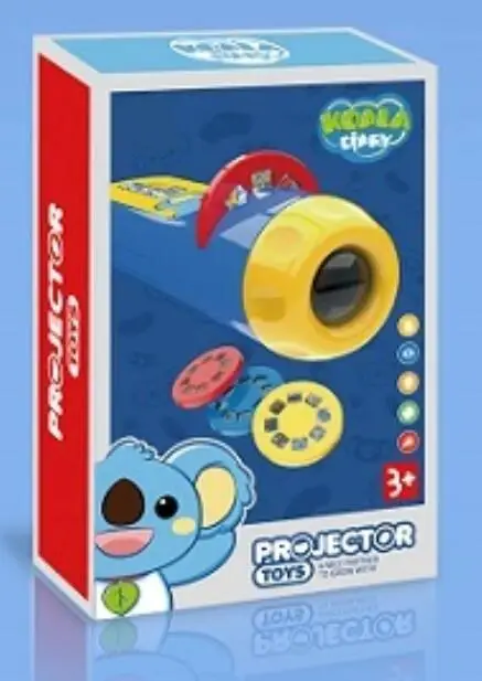 Mini Plastic Electric Projection Torch Flashlight Slide Projector Toy ...