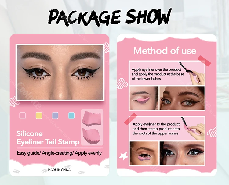 Customized Package Eyeshadow Magic Seal Fake Eyelash Printing Mold Lazy ...