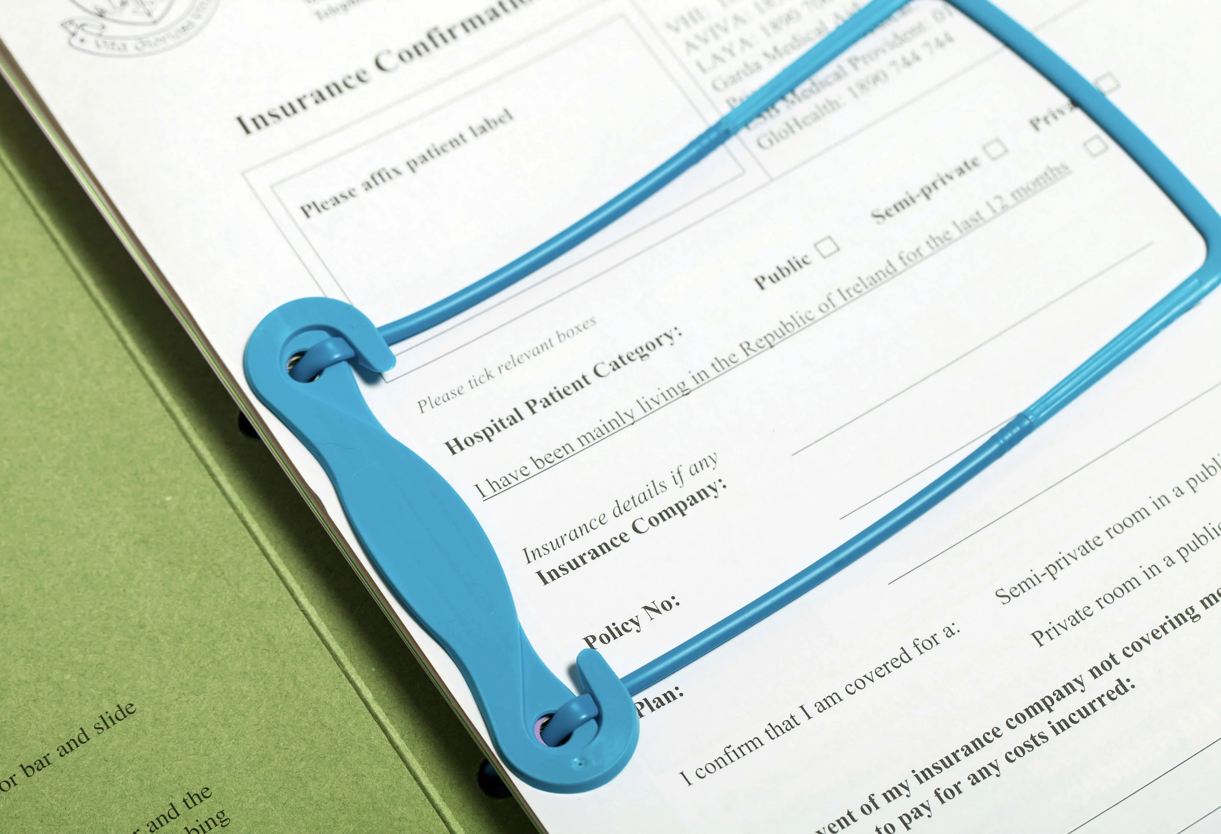 Wholesale PVC Report File Patient File Folders for Hospital