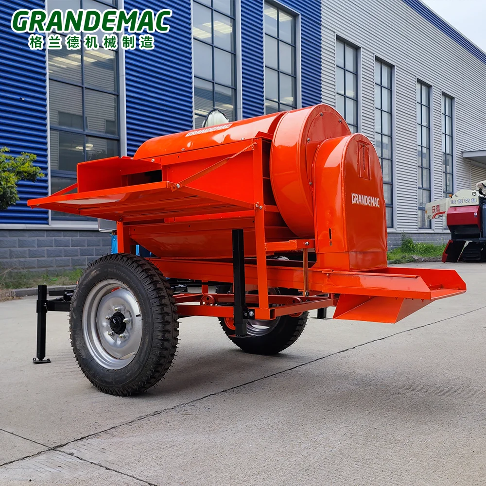 Small Rice and Wheat Threshing Machine with Factory Price for Sale ...