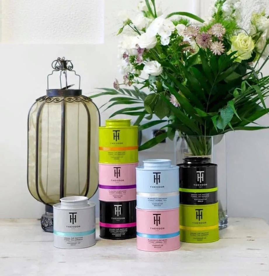 Custom Design Airtight Tea Tin Caddy With Plug Lid For Loose Tea Tin ...