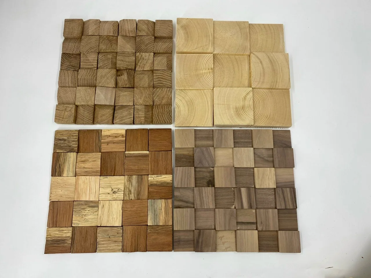 Natural Solid Wood Tambour Paneling for Wall and Ceiling