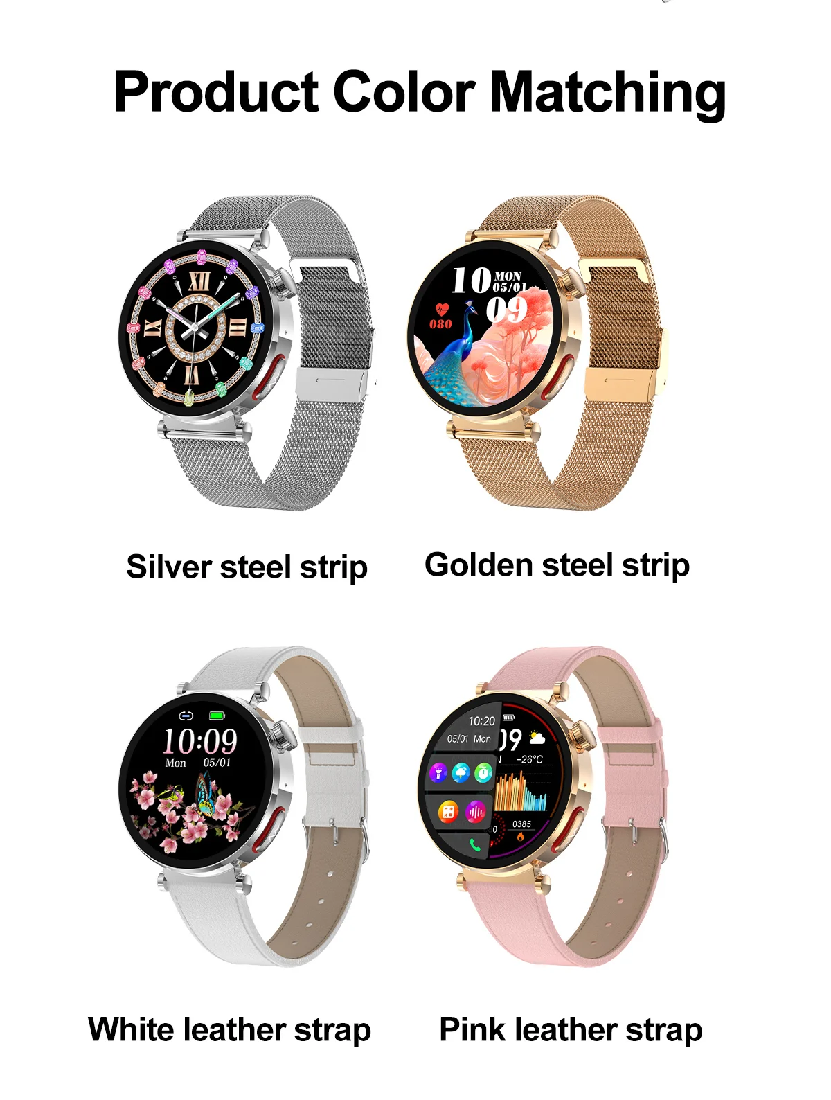 Flyrabbit New 2024 Women Smart Watch With Polish English Japanese ...