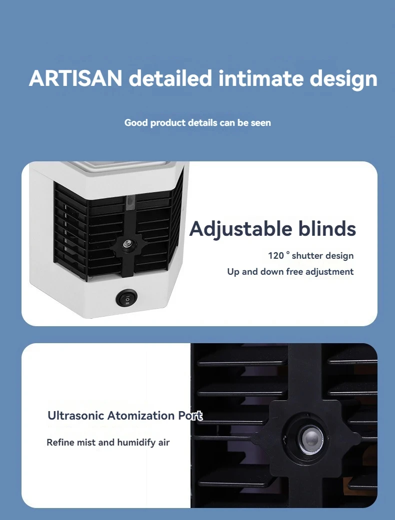 Portable Table Water Cooling Fan Water Air Mist Fan Cooler Mini Air ...