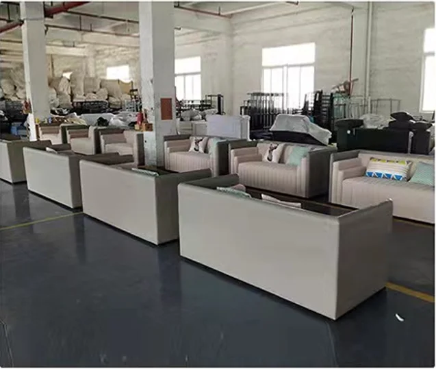 Customized Office Fabric Sofa Set for Modern Waiting Areas