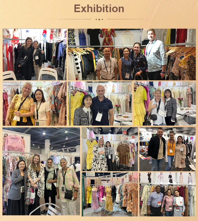 Custom Lady Modest Sheer Jacquard Maxi Dress With V-Neck Solid Flowy ...