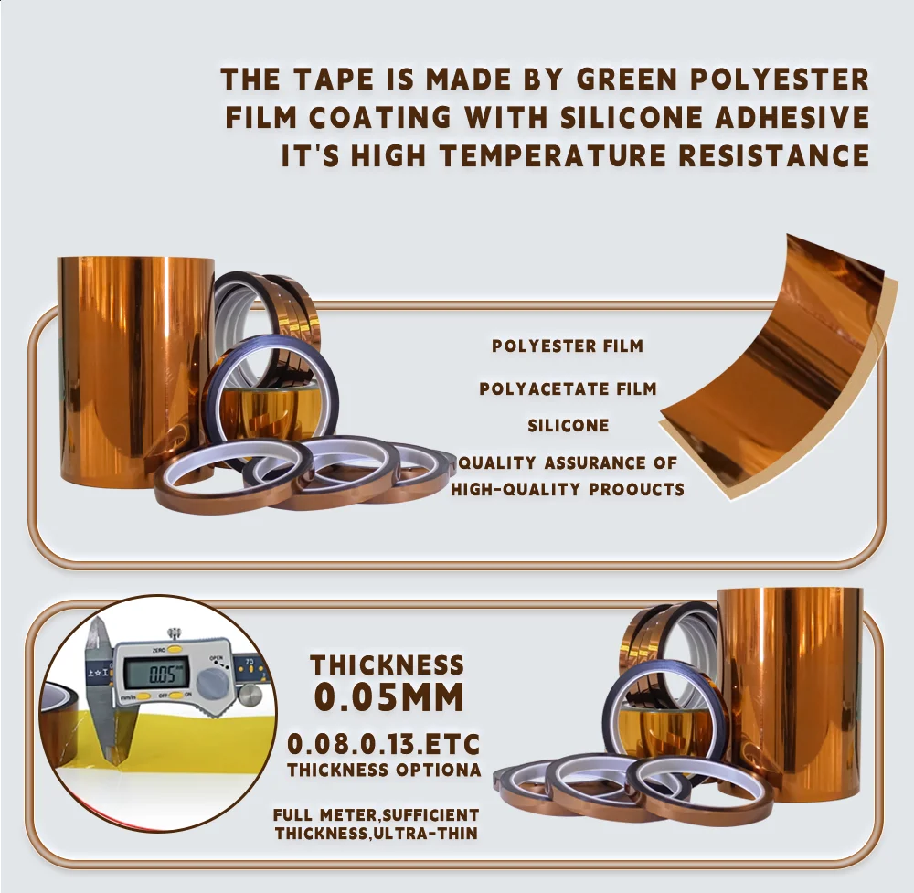 Electrical Insulation Acrylic Silicone ESD Polyimide Film High ...