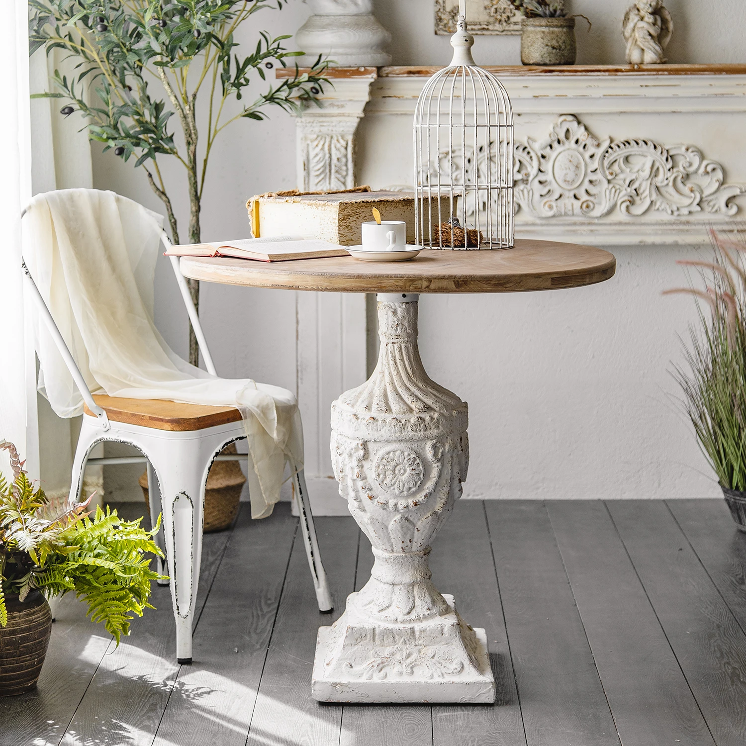 Alibaba.com: Mamba A127 White Antique Coffee Table, Eco-friendly ...