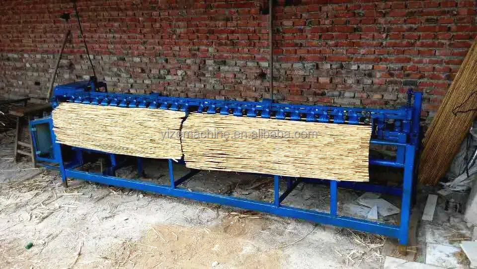 Automatic Reed Knitting Machine - Bamboo Curtain Weaving