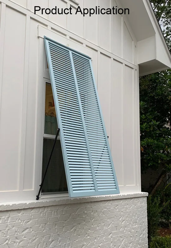 External Aluminum Window Double Shutter Per Piece Roller Shutter Patio ...