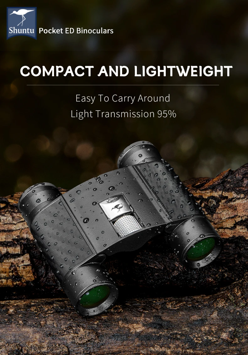 Shuntu Lambda 8x20 Professional And High Power Compact Binoculars ...