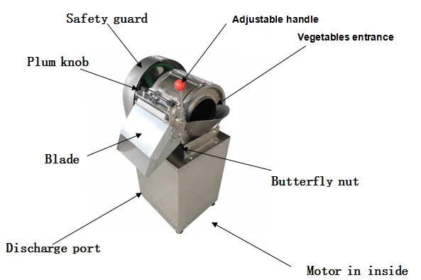 Dicing Machine Adjustable Thickness Automatic Parsley Vegetable Cutting ...