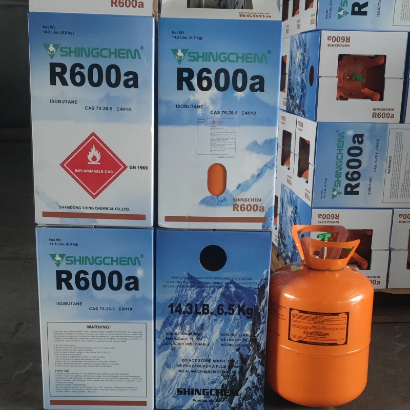 Hc-600a 99.9% High Purity R600a Gas Refrigerant Factory Supply
