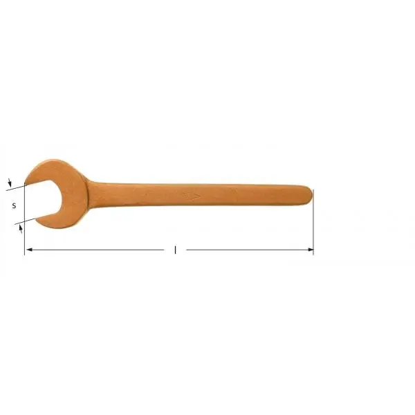 AMPCO - BE0029B Single open end wrench, Beryllium Copper (inches) NON ...