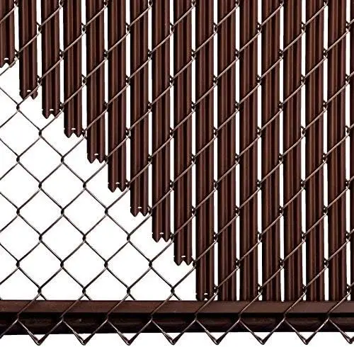 Cyclone Fence Privacy Solution - Slatted Chain Link Cover