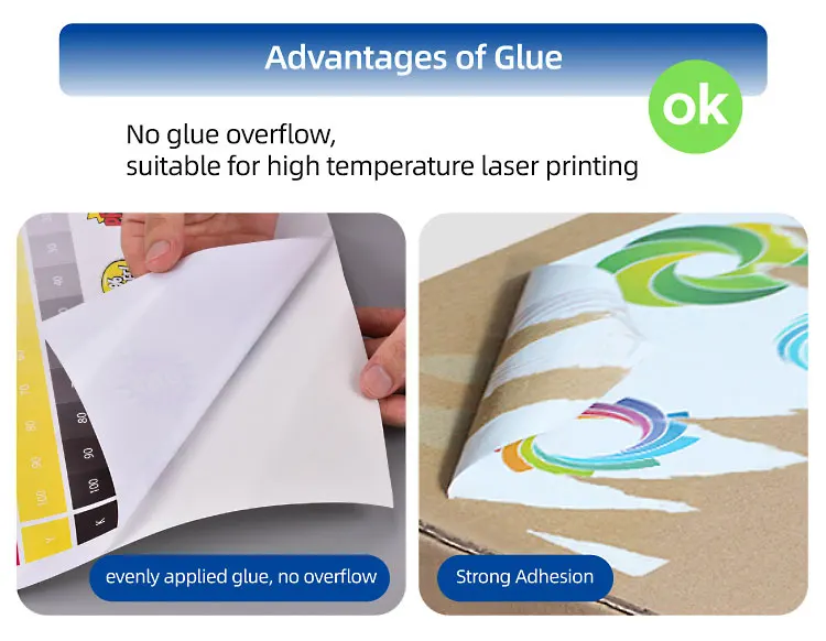 A3 Glossy Printable Pp Sticker Paper 11x17 135g For Laser Printer - Buy ...