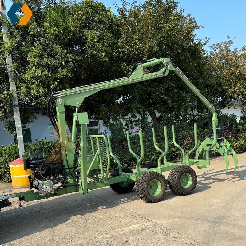 atv log trailer with winch log trailer loader crane| Alibaba.com