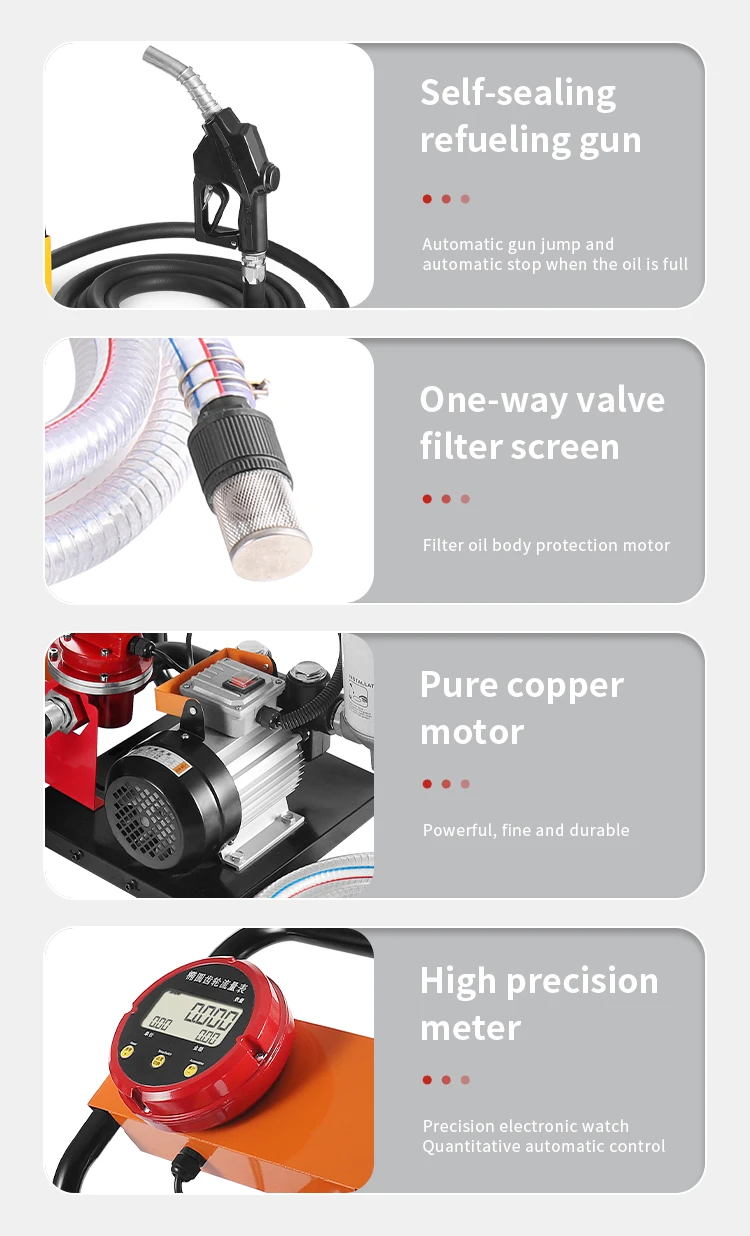 Cavitt Electric Portable Diesel Fuel Pump Set - High Pressure