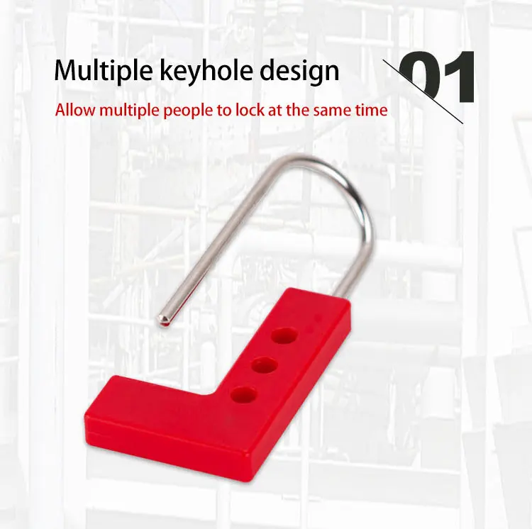 Lock Out Lockout Tagout Hasp With 3 Holes Steel Shackle - Buy Lockout ...