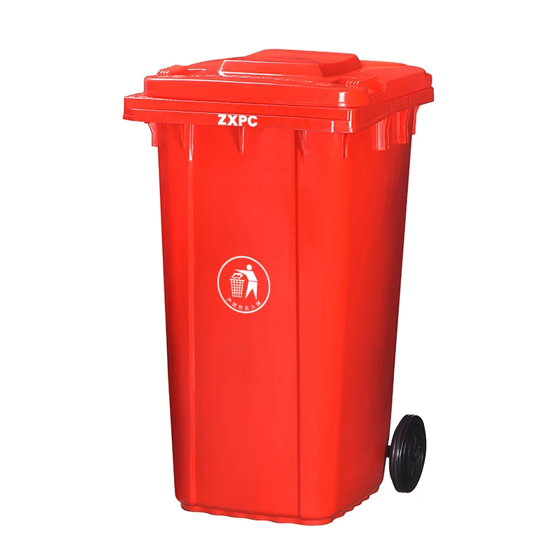 Outdoor Plastic Wheelie Container 240l Plastic Mobile Garbage Bin ...