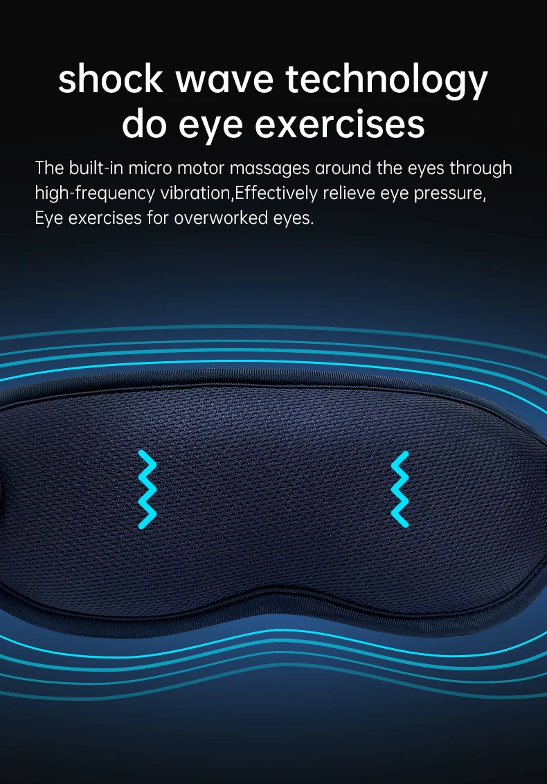 New Products 2023 Portable Smart Hot Compress Eye Mask Heating ...