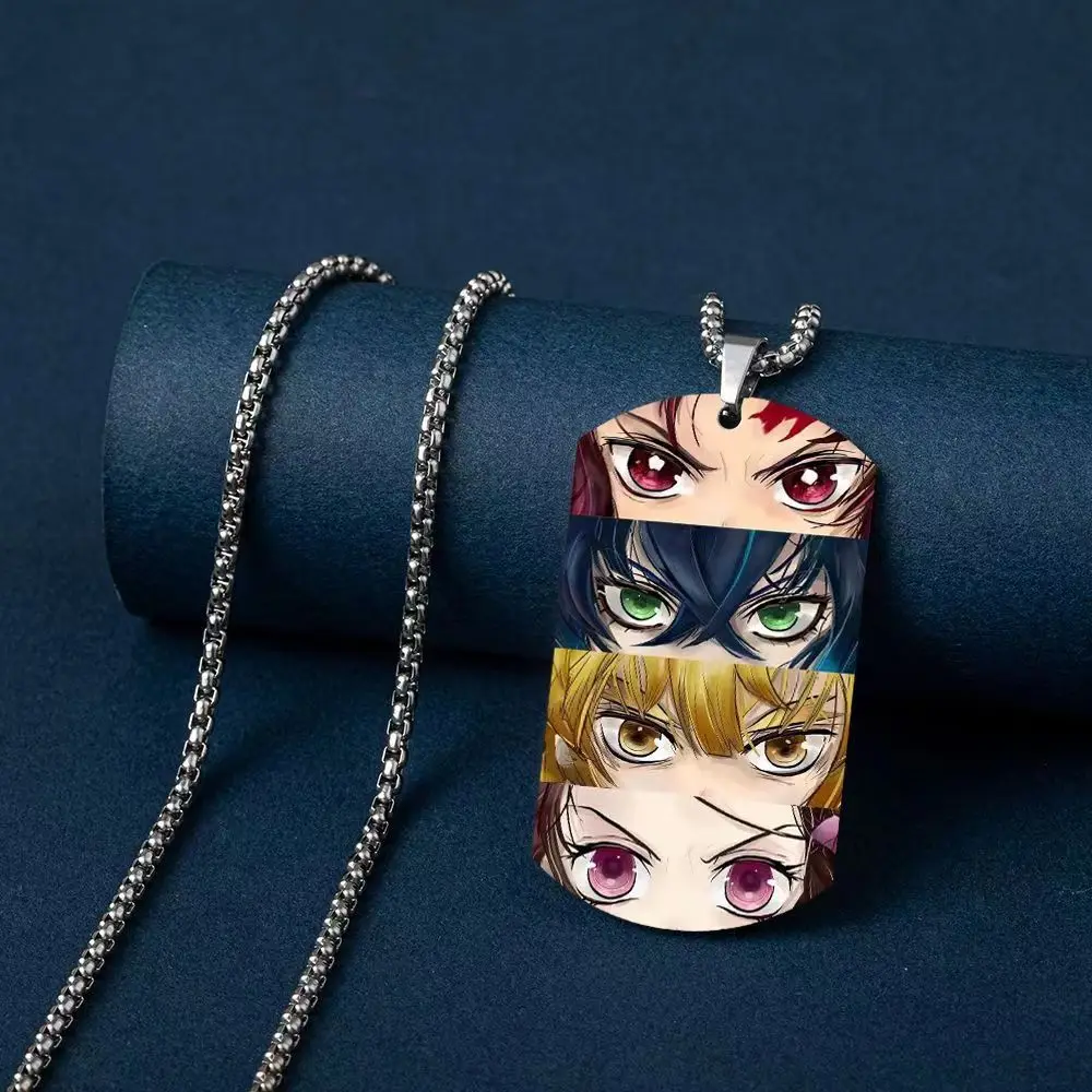 Anime Acrylic Keychains - Collectible Demon Slayer Necklaces