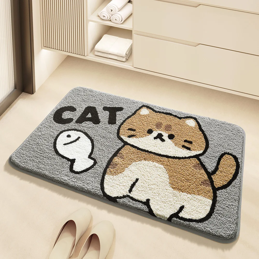Tufting Process Various Styles of Floor Mat Modern Style Fluffy Tufting ...