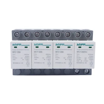 100ka 4p Surge Protective Device For Power System Surge Protector Spd ...