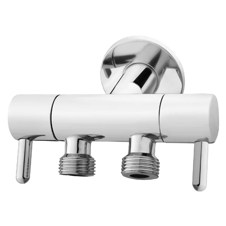 Companion Toilet Mate Double Handles 1/2" Two-Way Angle Stop Valve ...